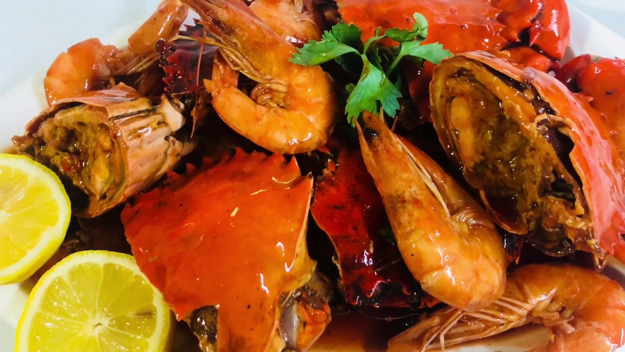 THE BEST SWEET AND CHILI CRABS AND SHRIMP RECIPE - YouTube