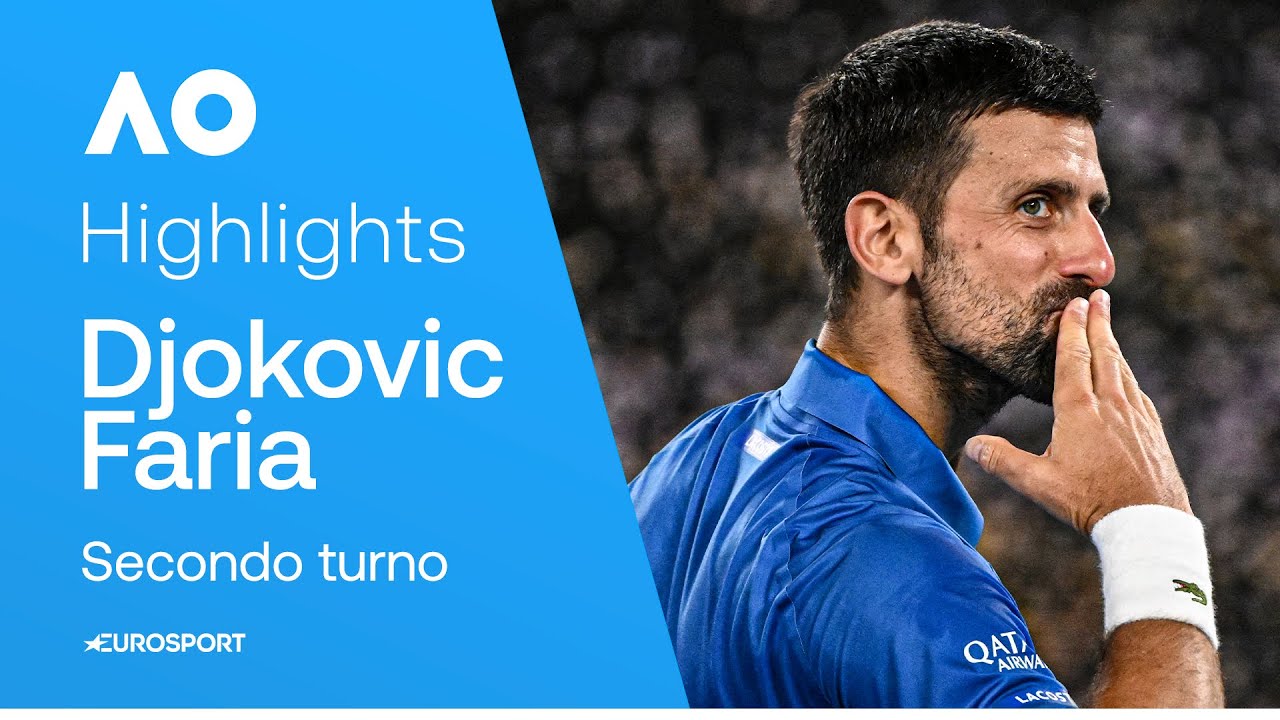 Djokovic-Faria | HIGHLIGHTS | Australian Open 2025 - YouTube