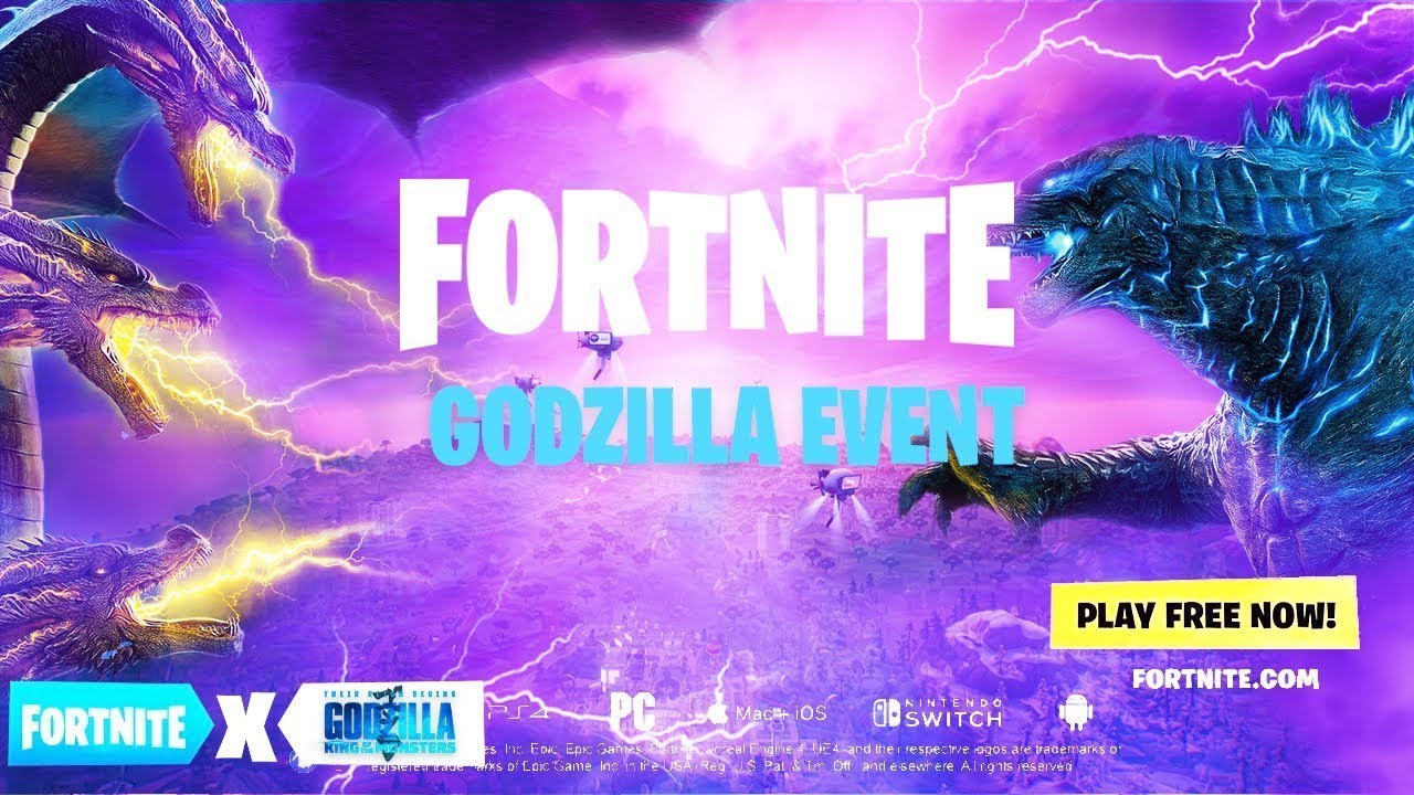 NEUES "GODZILLA" x FORTNITE EVENT!! - YouTube