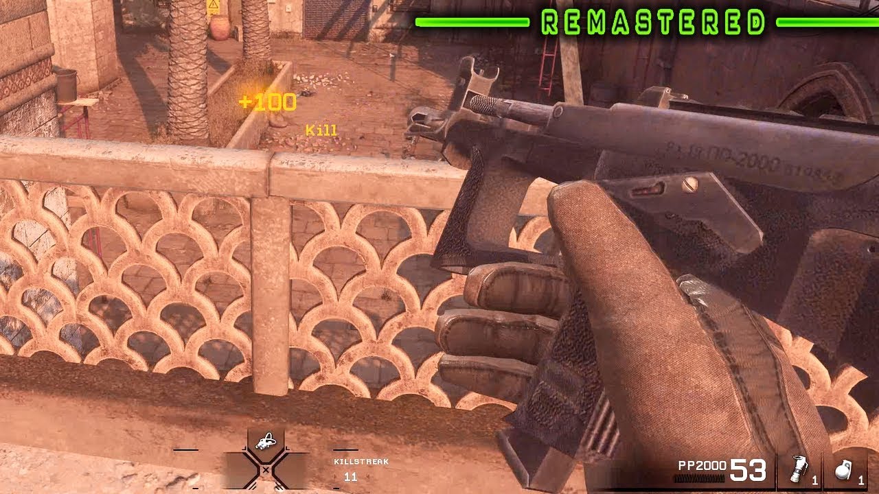 Modern Warfare Remastered Gameplay - PP2000 Cut Weapon Modern Warfare ...
