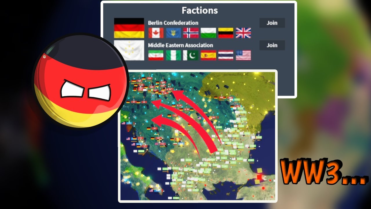 Germany Started WORLD WAR 3 Against my Faction... - ROBLOX Rise of Nations - YouTube