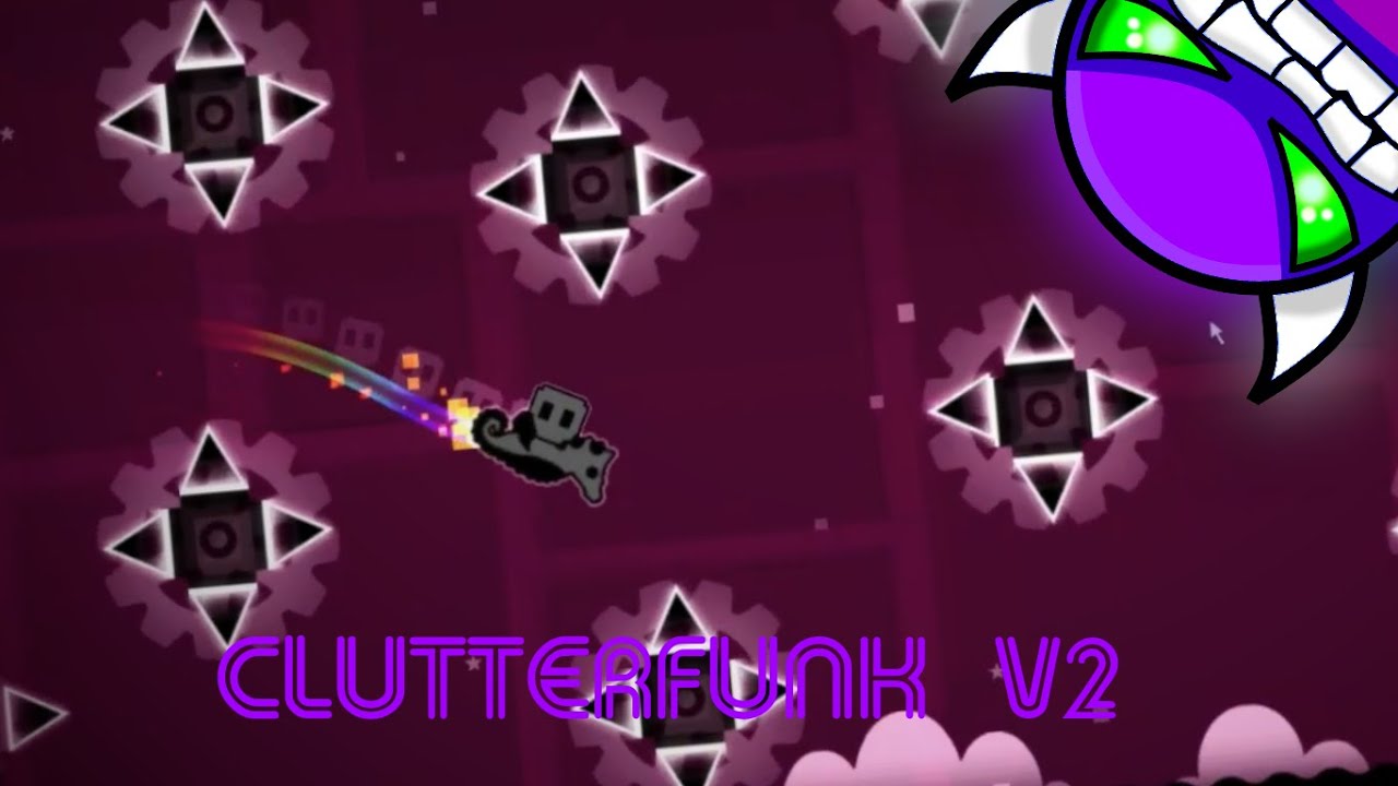 Geometry Dash - Clutterfunk V2 | by IIINePtunEIII [Easy Demon] - YouTube