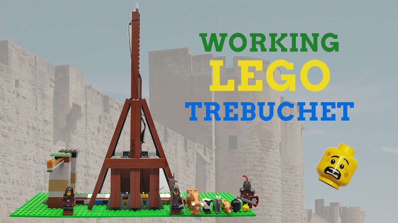 Working Lego Trebuchet - YouTube