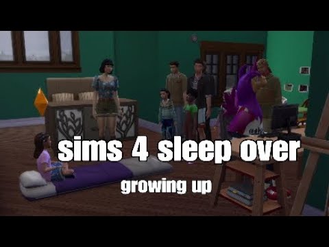 Sims 4 s1 growing up sleep over ep 11 - YouTube