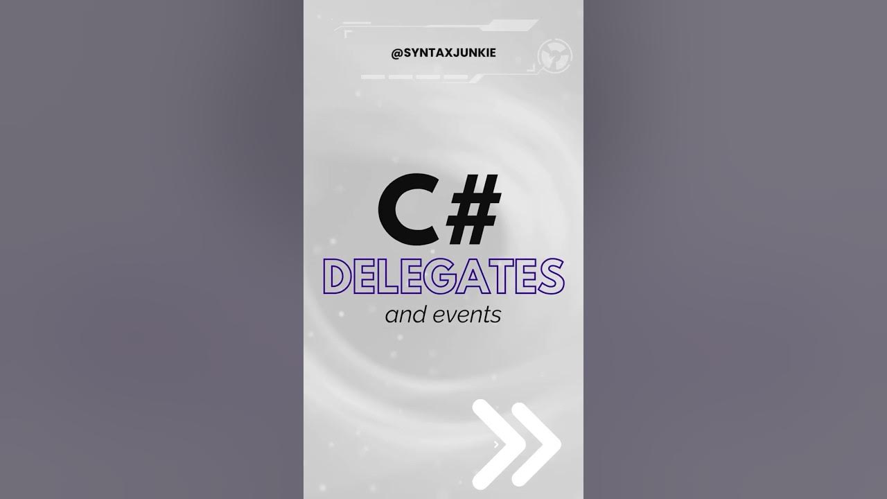 Understanding Delegates And Events In C Learn With Examples Coding Csharp Programming