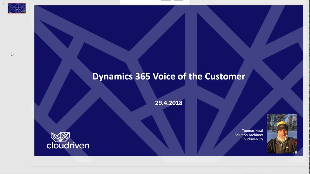 Dynamics 365 Voice of the Customer - YouTube