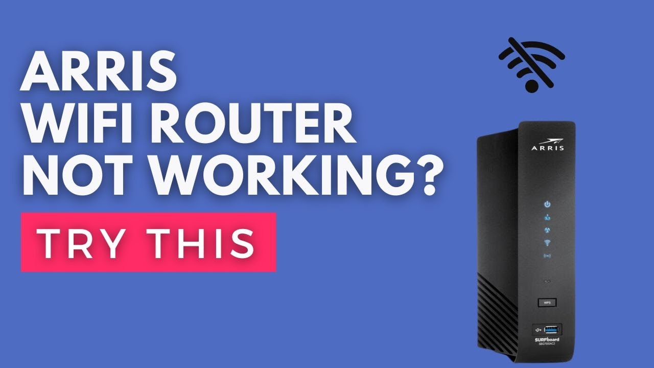 Arris Router Not Working? Try This - YouTube