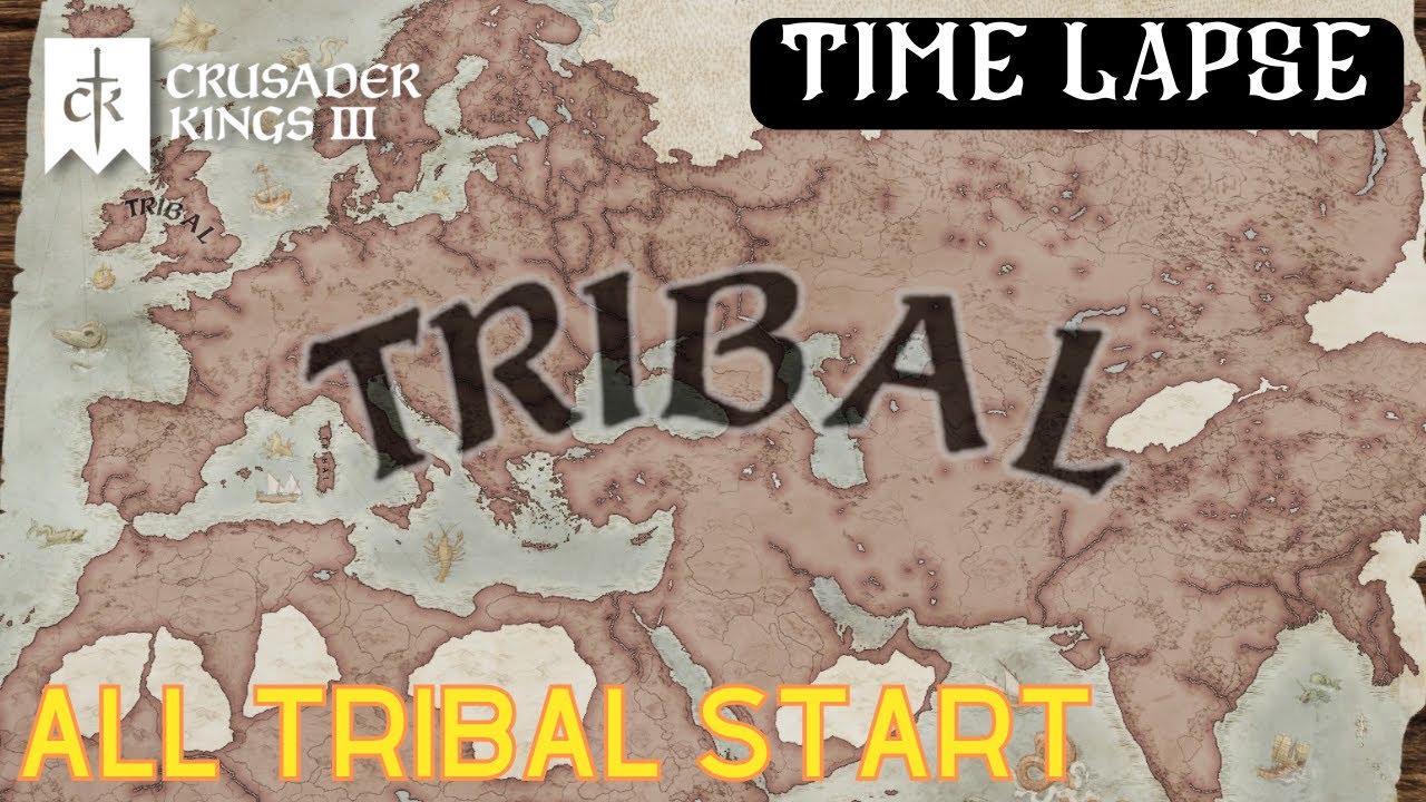 All Tribal Time lapse Crusader Kings 3 - YouTube