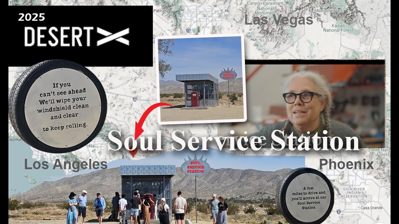 "Desert X 2025: Soul Service Station is a Must See! - YouTube