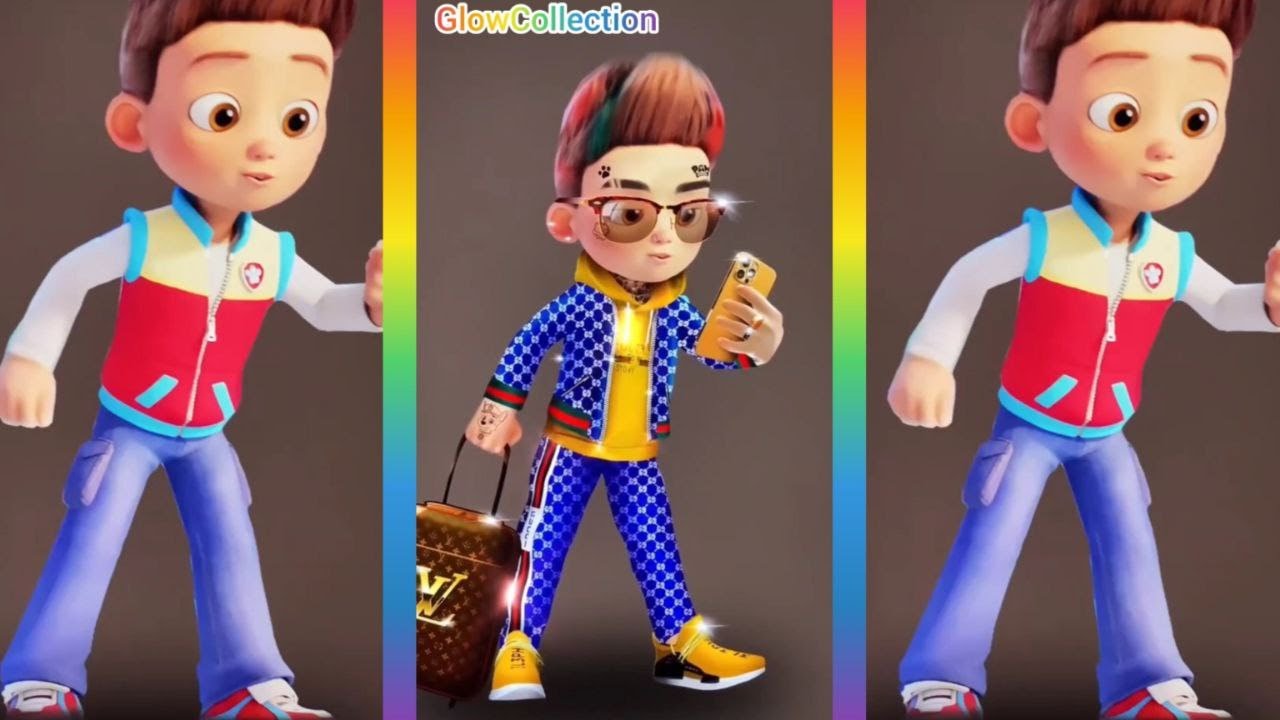 Ryder Paw Patrol Glow Up Into Rich Kid - Paw Patrol The Movie - YouTube