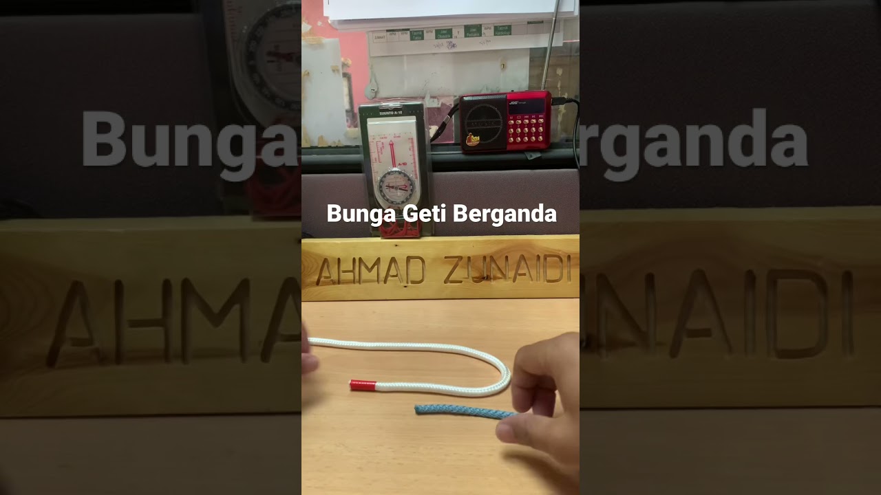 Bunga Geti Berganda - Double Sheet Bend #shorts #ikatan #simpulan - YouTube