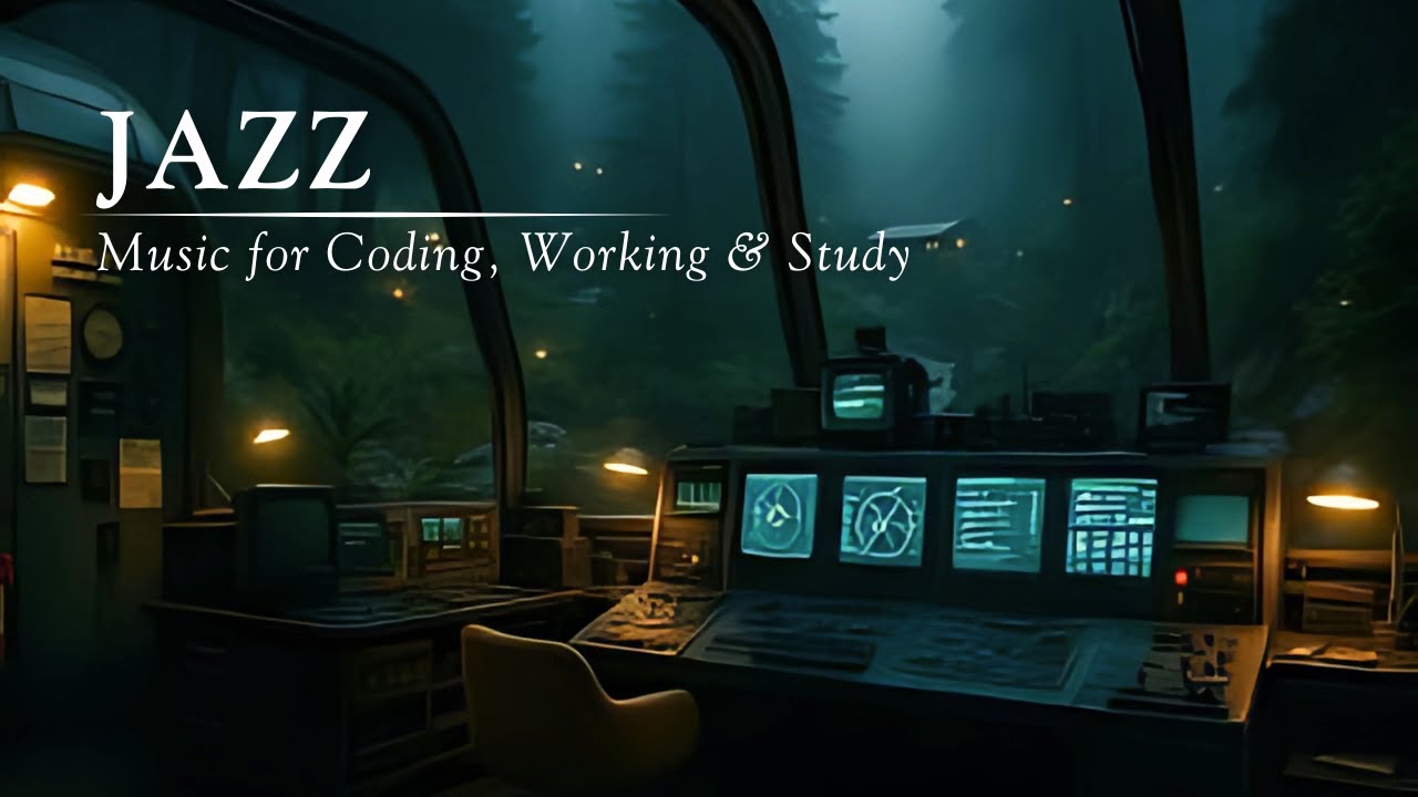 Late Night Coding Jazz | Music for Deep Work, Study & Focus | 1.5 Hours ...