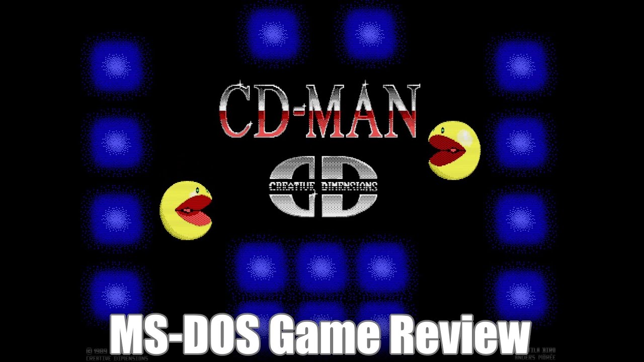 CD Man - 1989 - MS-DOS Game Review - YouTube