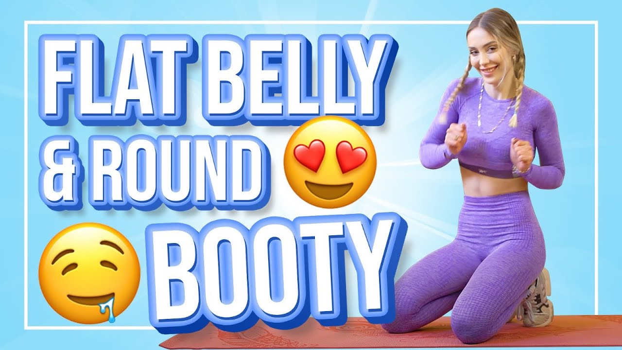 2 in 1 ABS & BOOTY DANCE WORKOUT | NO EQUIPMENT HOME WORKOUT - YouTube