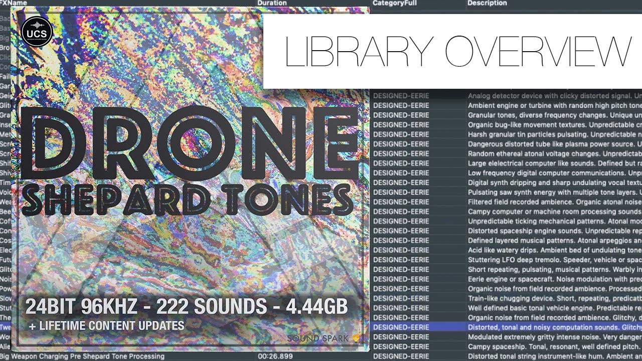 Drone Shepard Tones | Drone Sound Effects Library | Asoundeffect.com