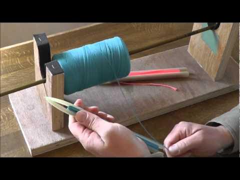 Netmaking 1-Loading the netting Needle - YouTube