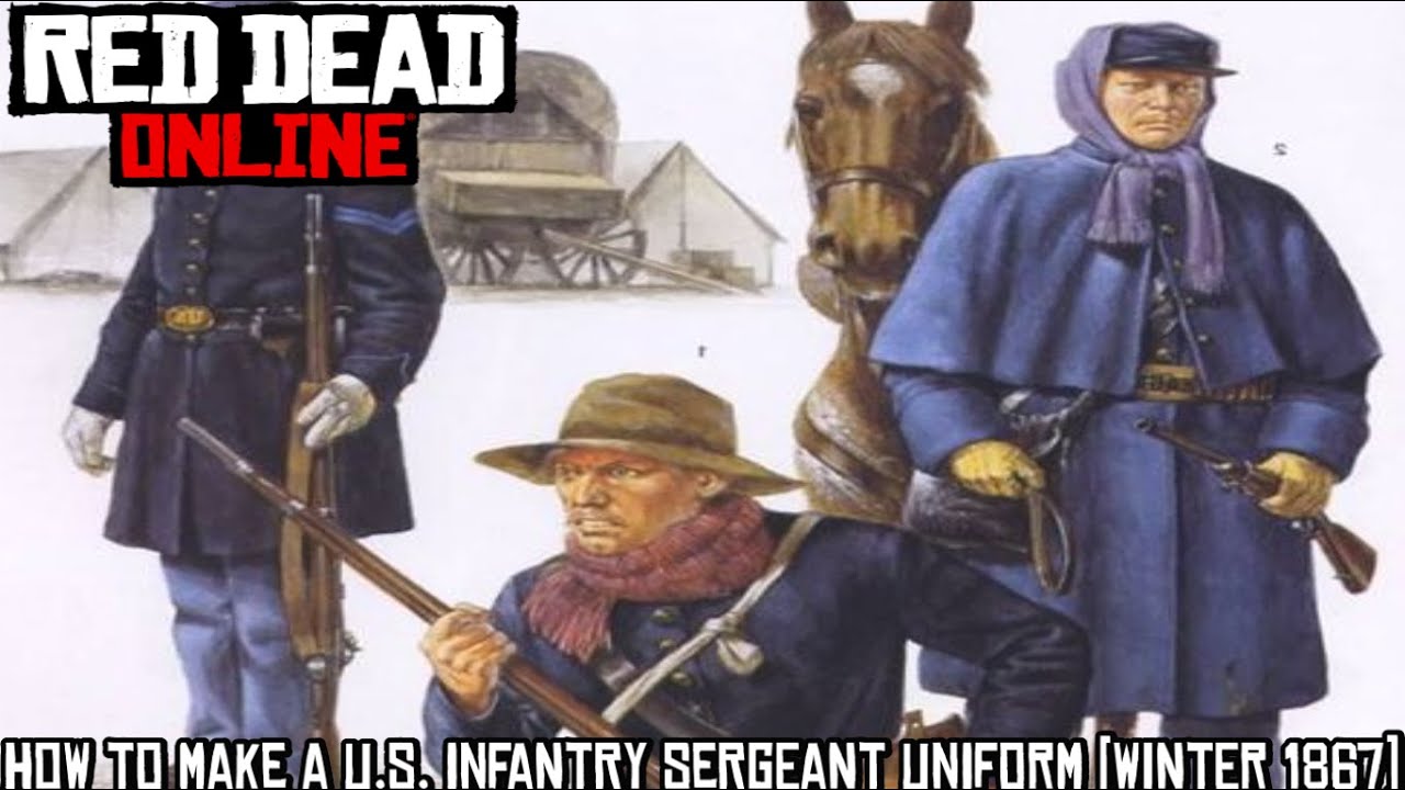 RDO: How to Make a U.S. Infantry Sergeant Uniform (Winter 1867) - YouTube