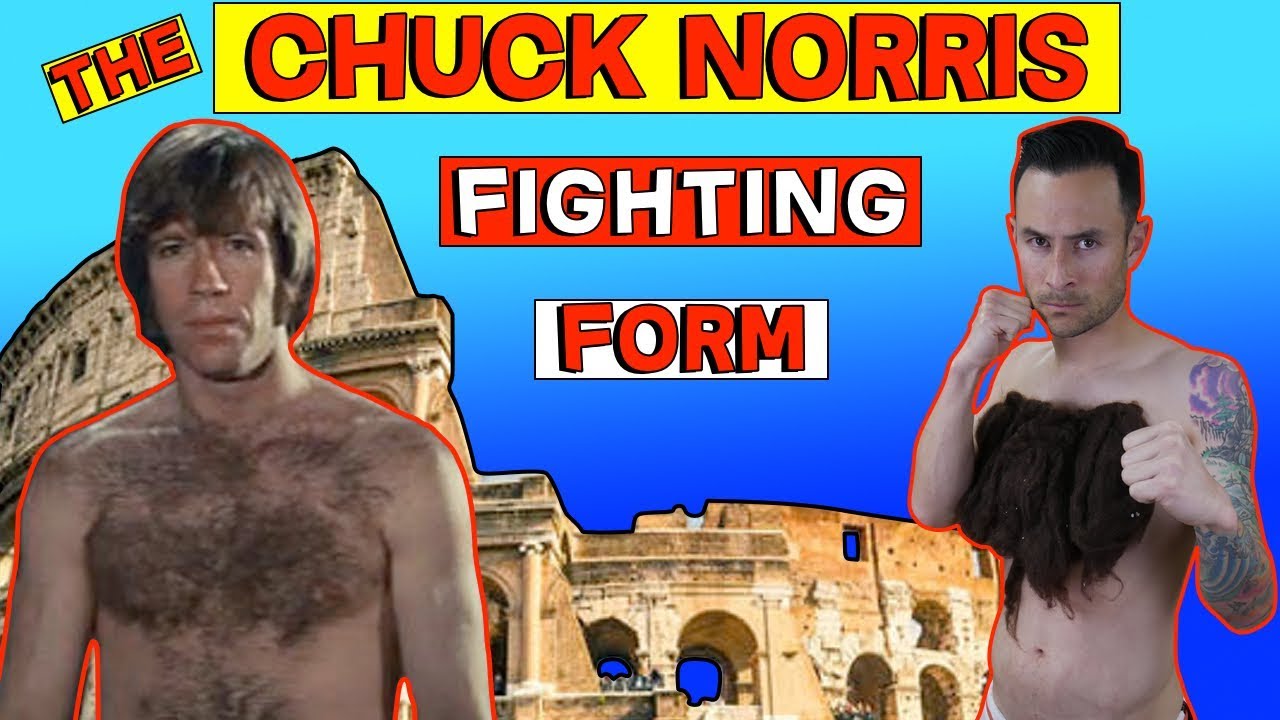 The Chuck Norris Fighting Form - YouTube