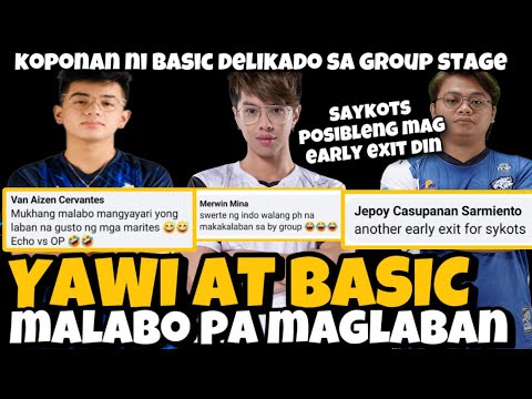 YAWI AT BASIC MALABO MAGKATAPAT SA MSC? KOPONAN NI BASIC MALALAGLAG ...