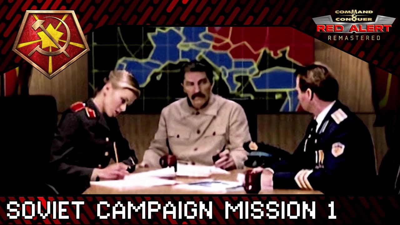 Command & Conquer - Red Alert Remastered | Soviet Campaign - Mission 1 ...