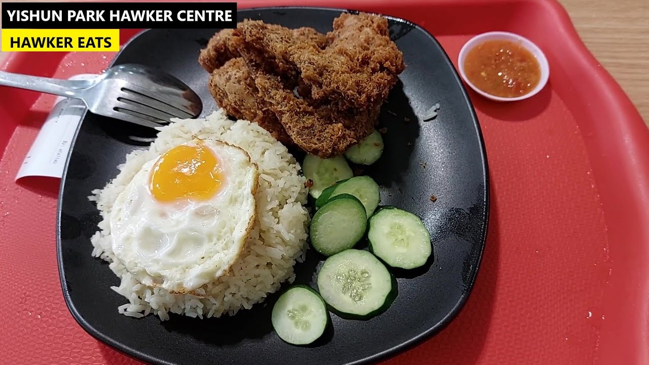 Yishun Park Hawker Centre | Hawker Eats | HK Wanton Mee, Japan Fusion ...