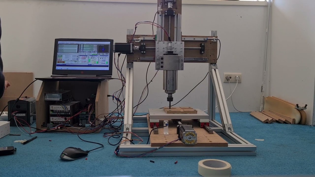 DIY CNC MILLING MACHINE (PROOF OF CONCEPT) - YouTube