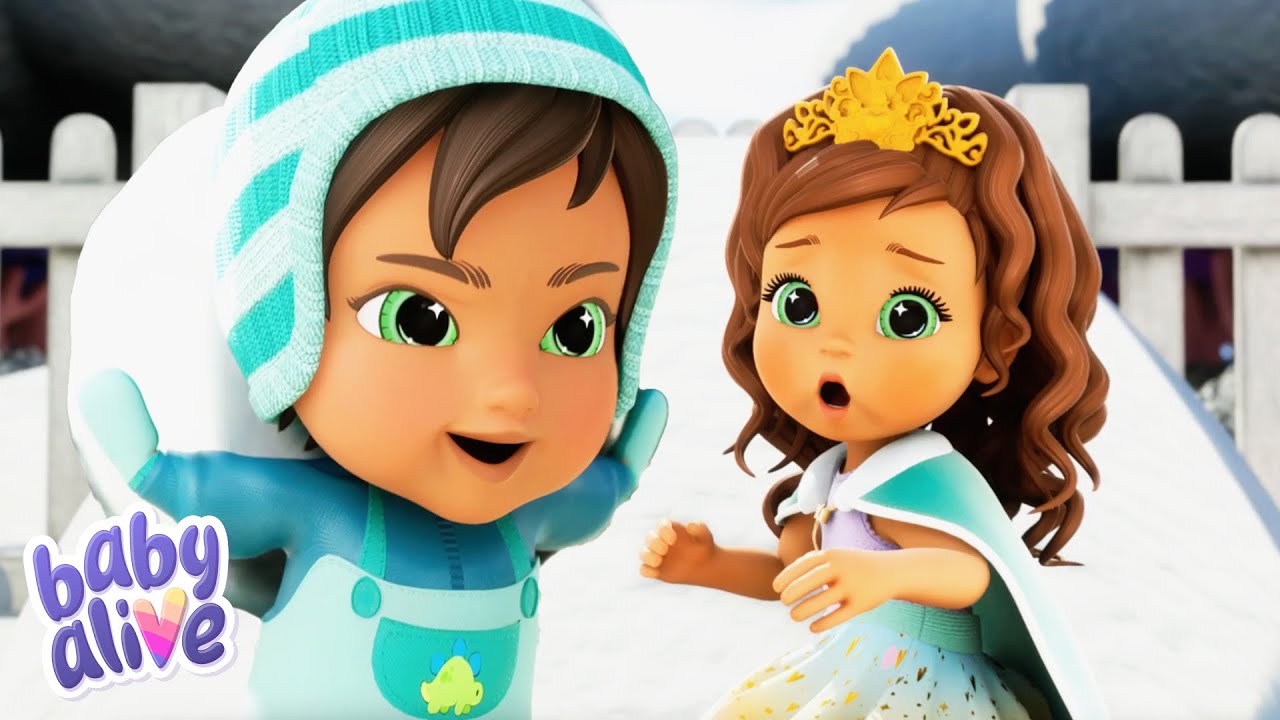 Princess Ellie's Snowball Fight!! Baby Alive Official 🍼 Cartoons for ...