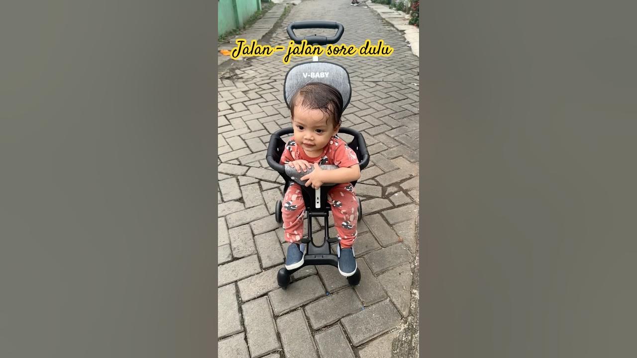 Yuk jalan - jalan sore #anaklucu #cute #anakhappy #baby #cutebaby #jalanjalan #stroller - YouTube
