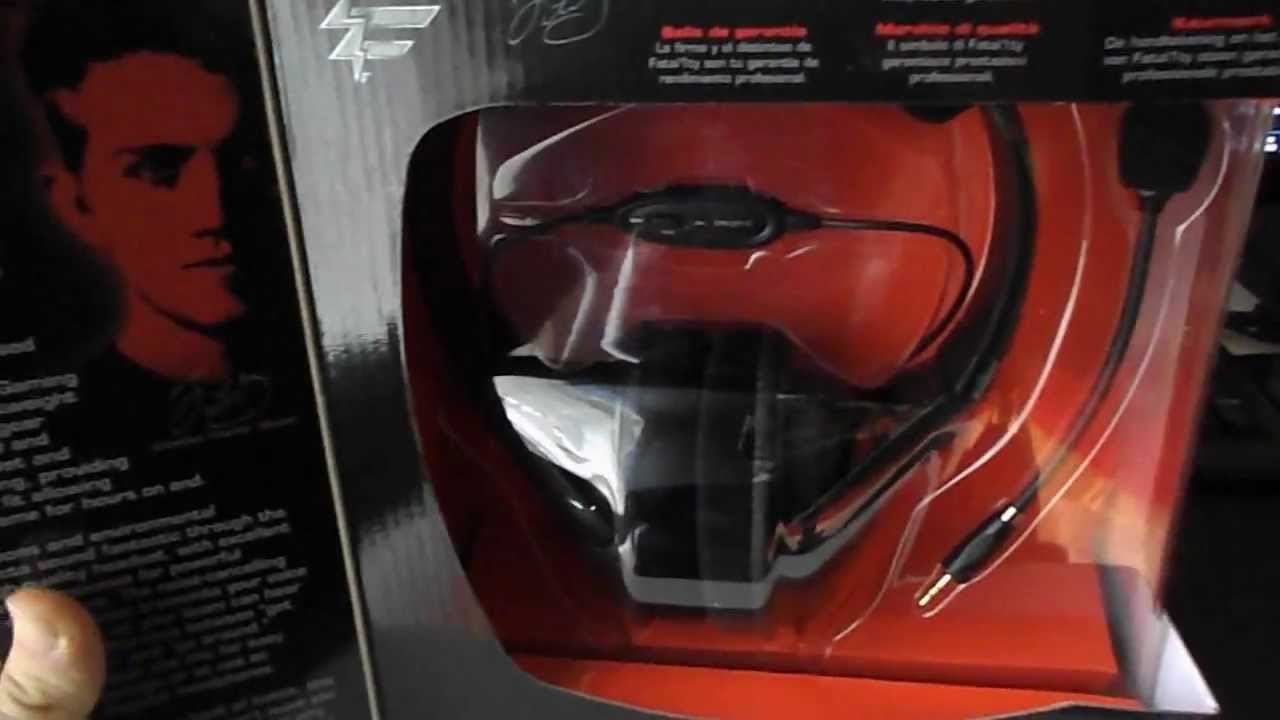 Creative Fatality Gaming Headset Unboxing -English- [HD] - YouTube