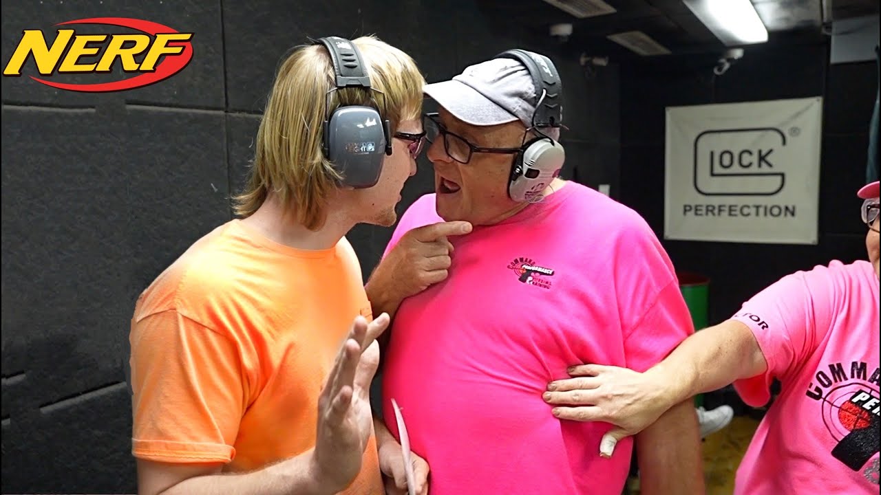 Attacked At Shooting Range For Bringing Nerf Guns! - YouTube