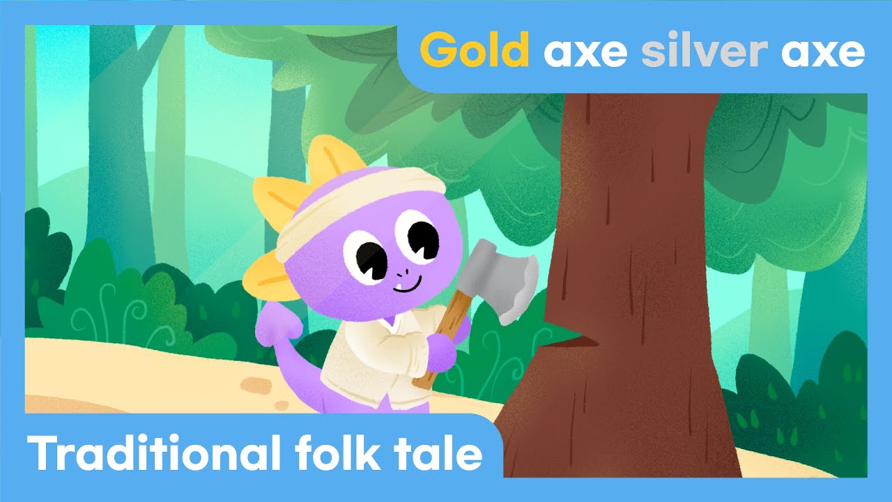 Gold axe and Silver axeㅣfolktalesㅣbedtime storiesㅣfairy tale - YouTube