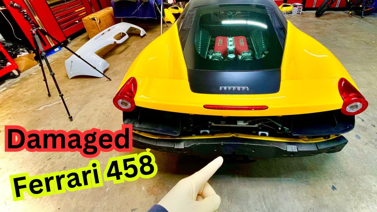 Ferrari 458 Repairs - Paint and Color Matching using PPG Paint - YouTube