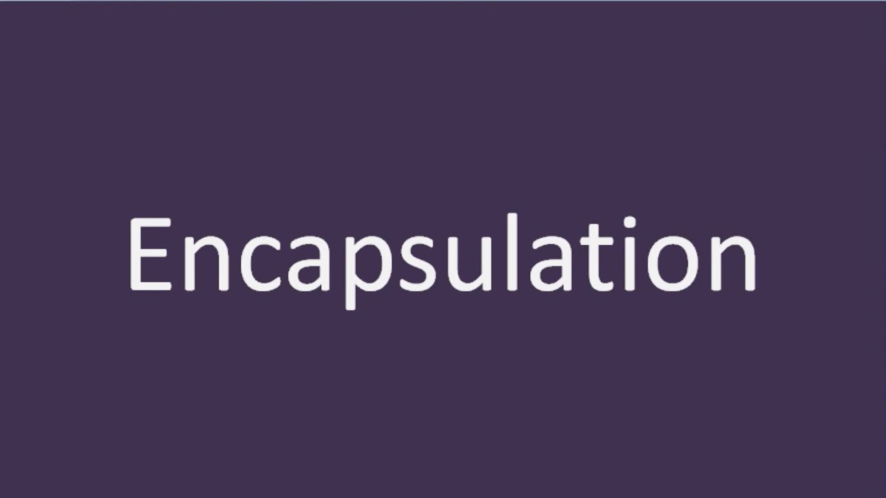 What Is Encapsulation Hindi Encapsulation In Object Oriented Programming Hindi Youtube
