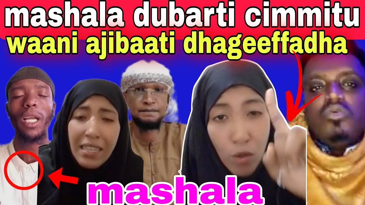 🔴mashalaa dubarti cimmitu waani ajibaati dhageeffadha - YouTube