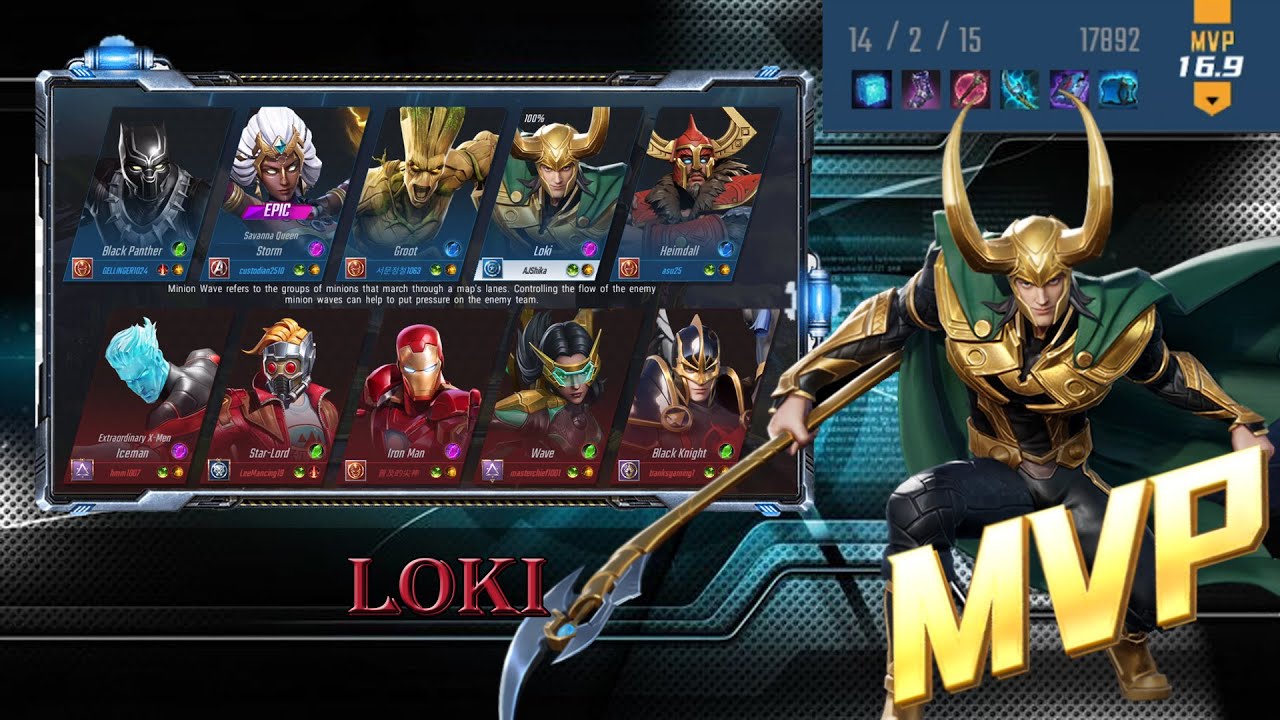 SuperWar MARVEL {#1-27} && Loki - MVP - 14x2x15 - YouTube