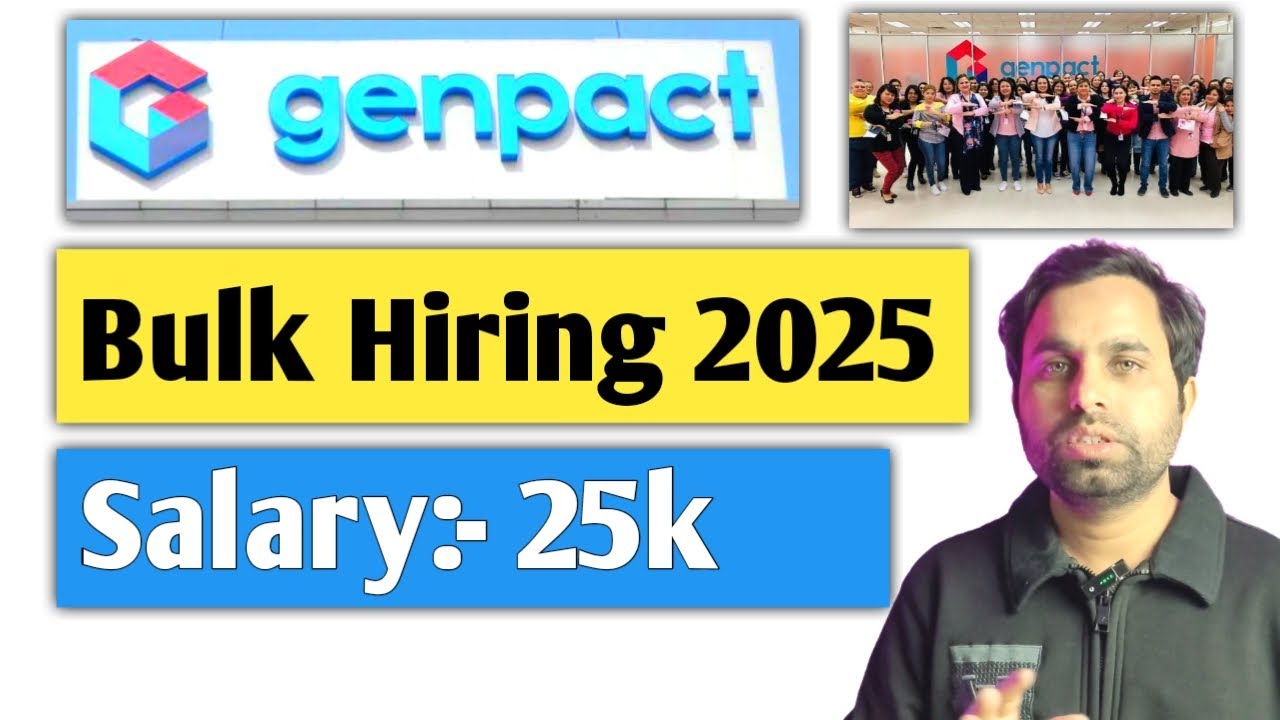 Genpact Walk-in Interview | Genpact Job Vacancies | Genpact Work From ...