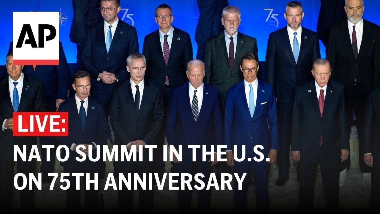 LIVE: Leaders gather at NATO’s 75th anniversary summit in Washington ...