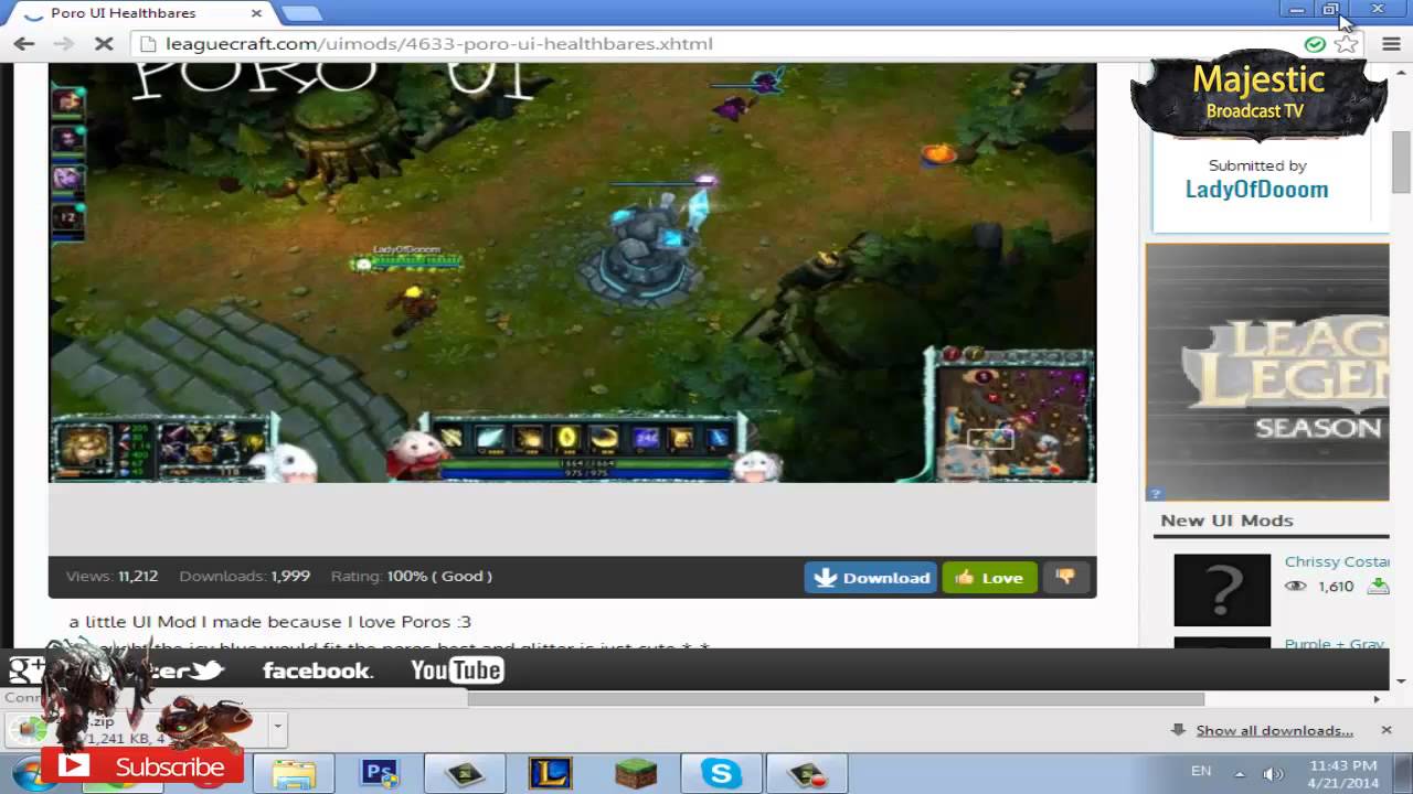 How to instal Hud/Ui Mods in League of Legends - YouTube