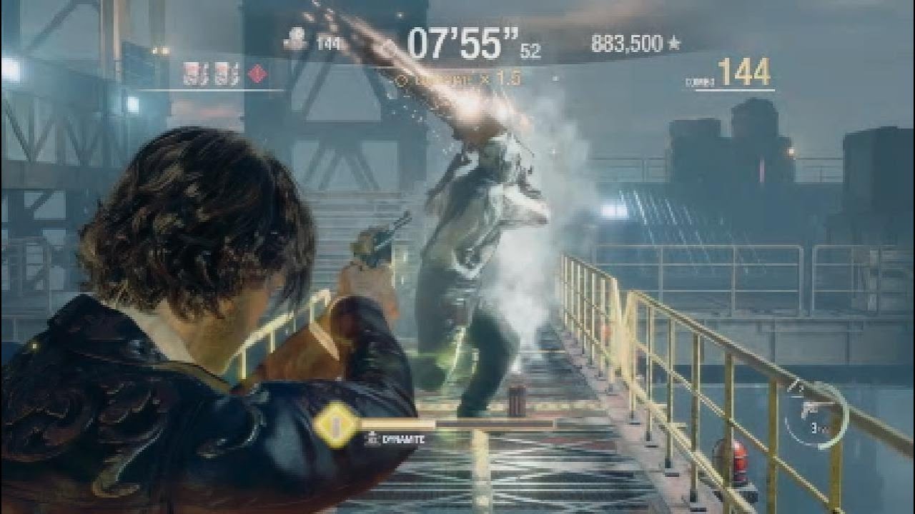 【バイオRE:4/RE4 Remake】 The Mercenaries Docks Luis 2,010,950 - YouTube