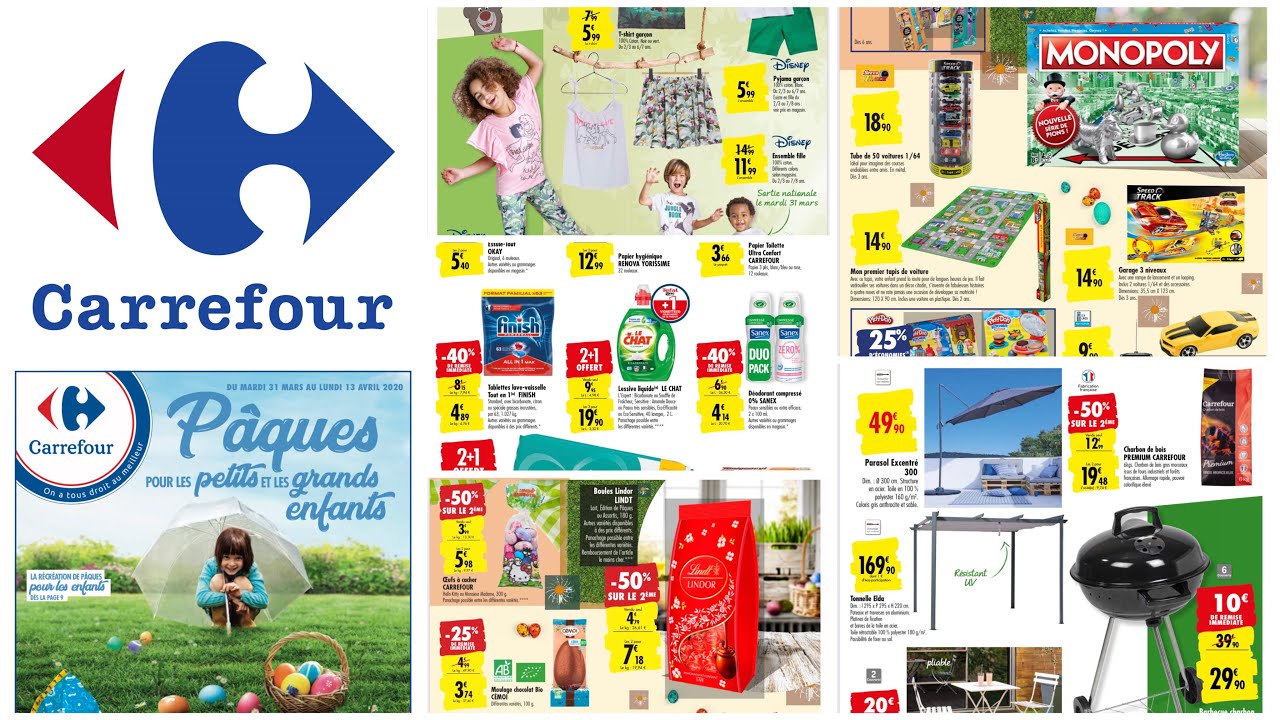 CATALOGUE CARREFOUR - ARRIVAGES Du 31 Mars au 13 Avril 2020 - YouTube
