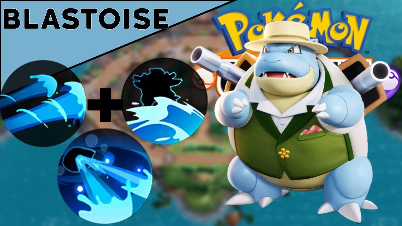 Blastoise Hidrobomba + Surf | Pokémon Unite - YouTube