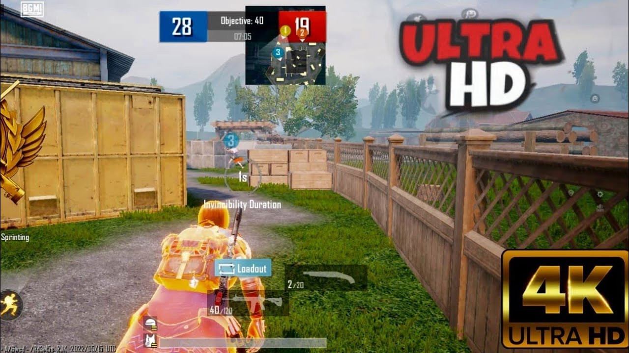 PUBG MOBILE ULTRA HD 60FPS GRAPHICS 🔥 / TDM GAMPLAY / SAMSUNG,A3,A5,A6 ...