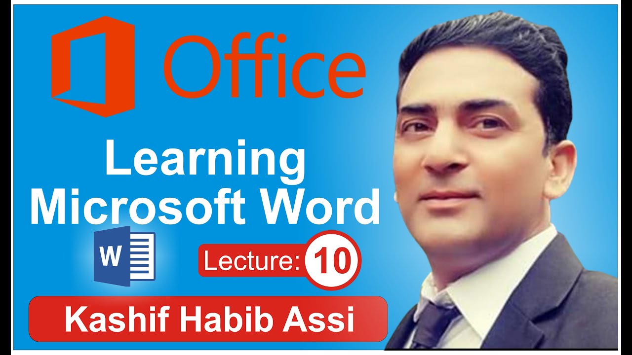 Lecture No. 10, (Microsoft Word) Page Setup By Kashif Habib - YouTube