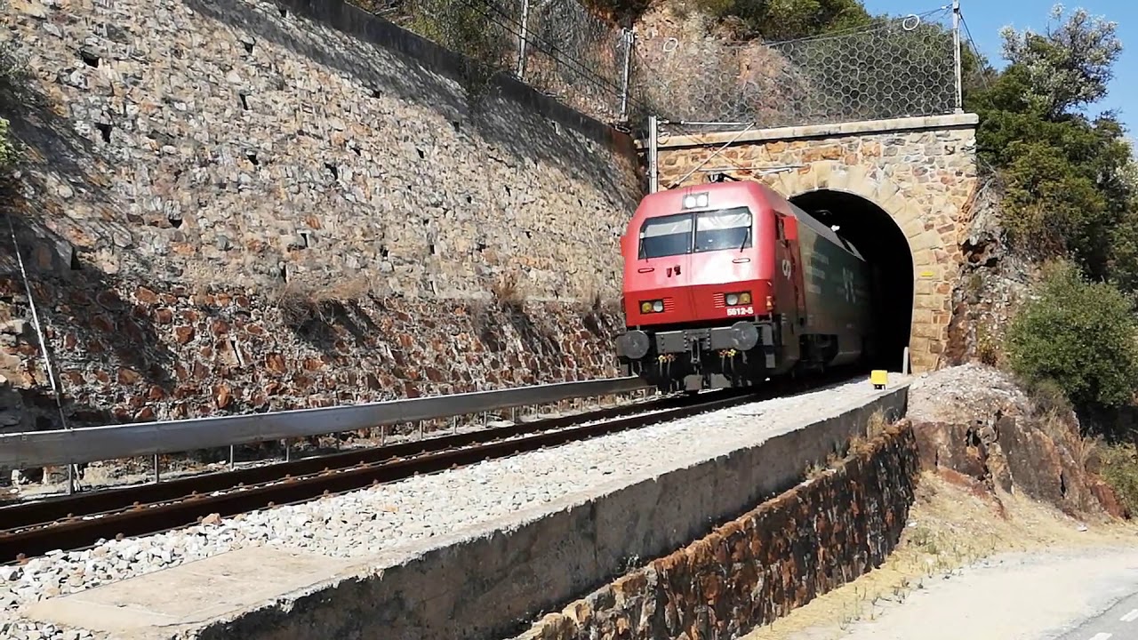 CP 5612 com IC 542 - Ródão - YouTube