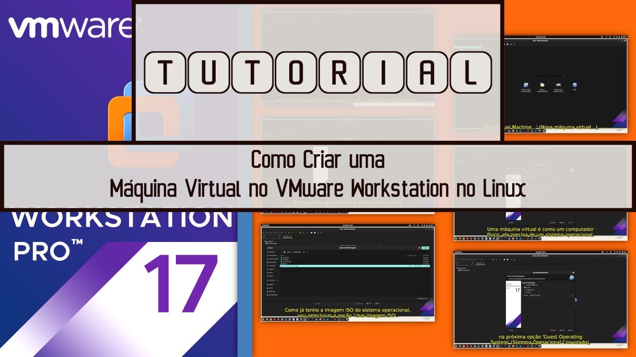 TUTORIAL - Como Criar uma Máquina Virtual no VMware Workstation no ...