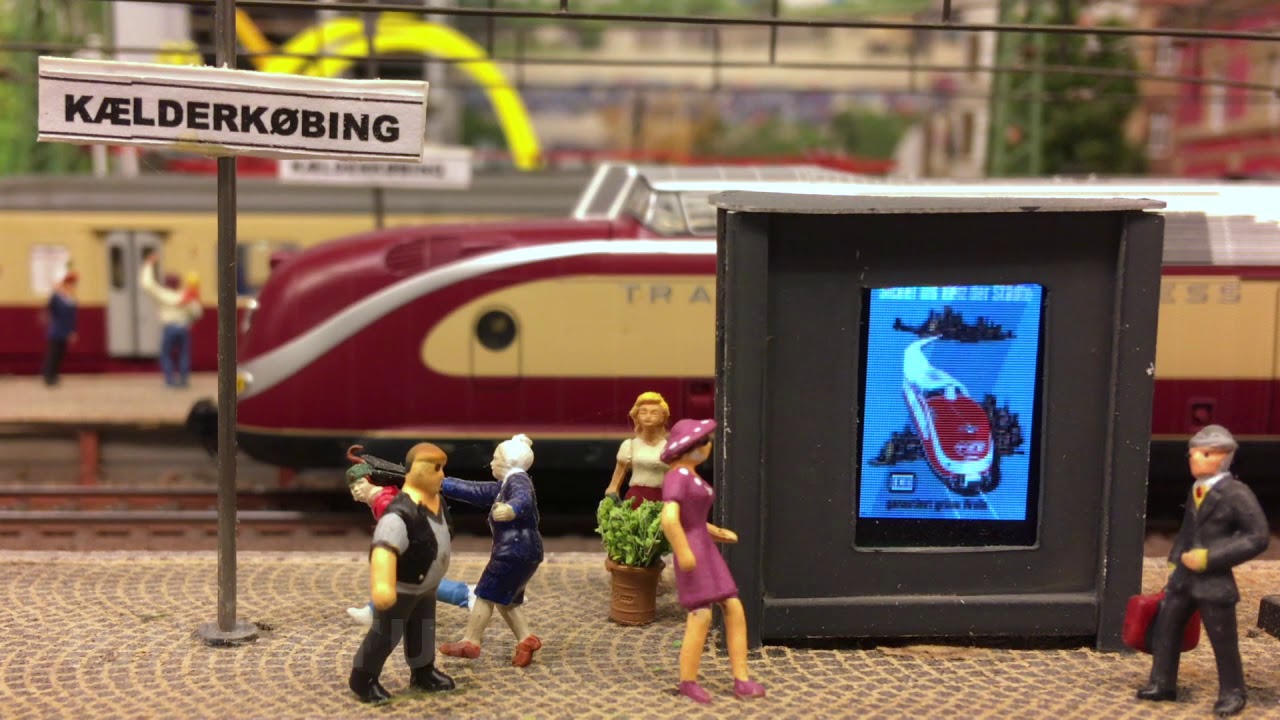 Een van de meest prachtige Märklin-modelspoorbanen in Denemarken ...