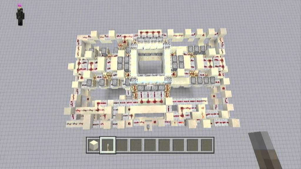 Minecraft 4x4 Flush Trap door (first on xbox) - YouTube