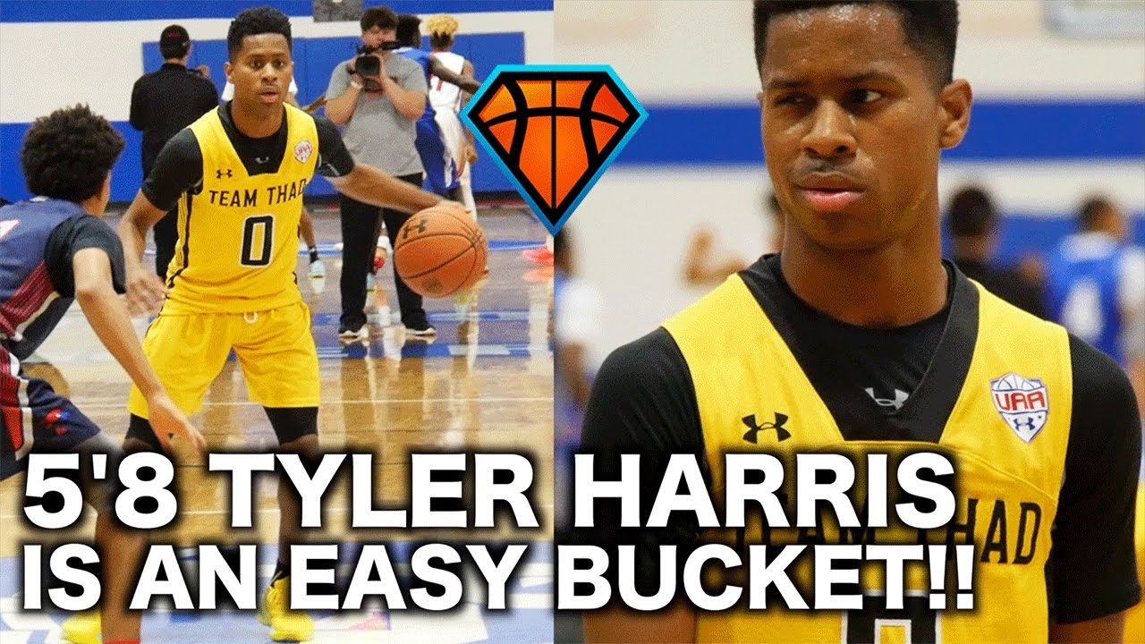 5'8 Tyler Harris Makes It Look WAY TOO EASY with Team Thad!! | UAA Indy ...