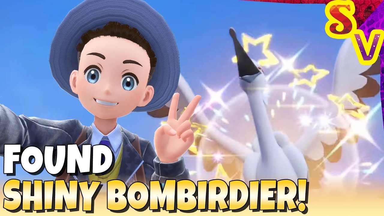 SHINY BOMBIRDIER! Fuecoco Shiny Hunting in Pokemon Violet Live Stream ...