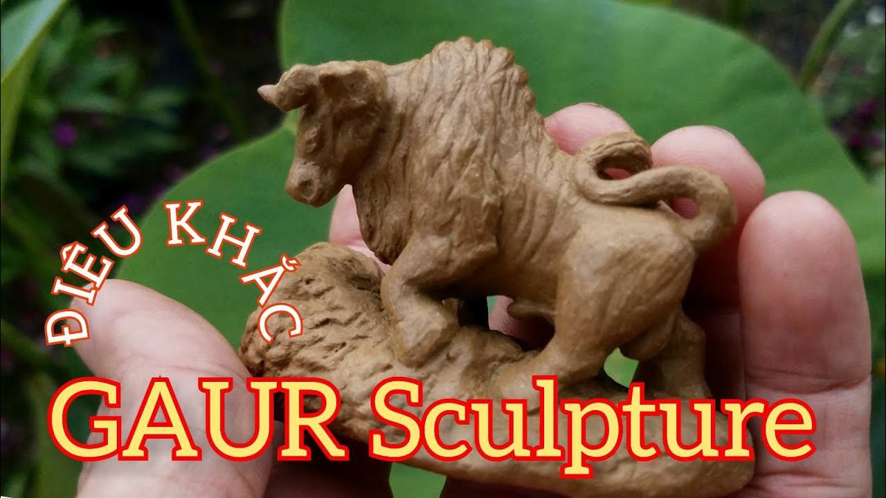 Gaur Sculpture | DIY - YouTube